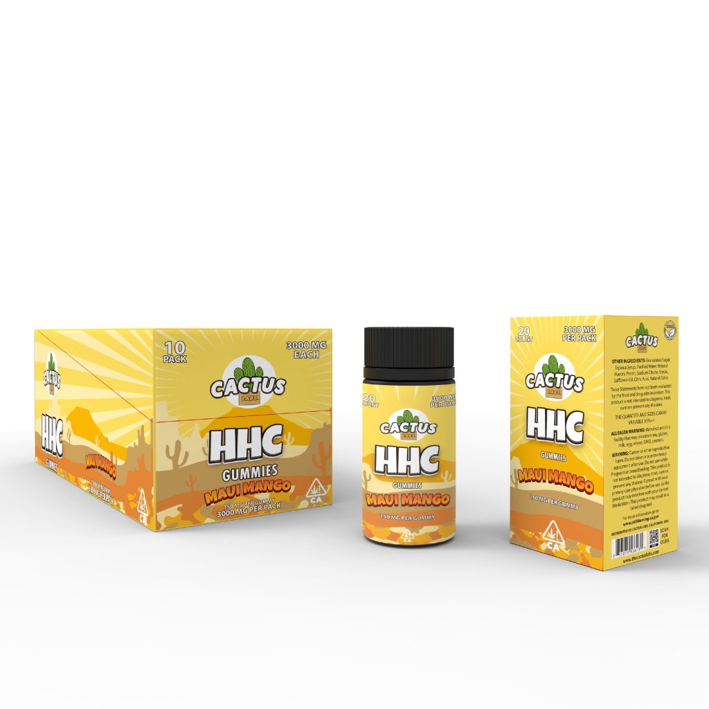 Cactus Labs HHC Gummies Maui Mango - Cactus Labs